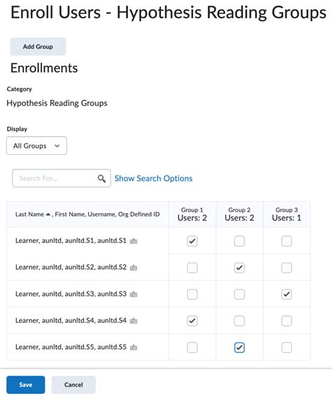 Using D2l Brightspace Groups To Create Hypothesis Reading Groups