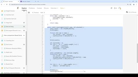 6 Sorting An Array Radix Sort Arabic Youtube