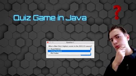 make a quiz game in 13 minutes in java youtube