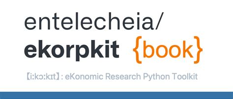 Introduction — Ekorpkit