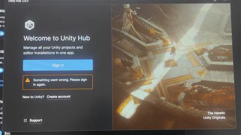 Something Went Wrong Please Sign In Again Unity Engine Unity