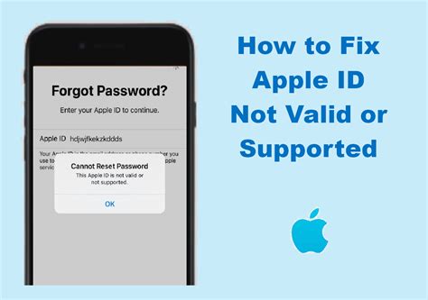 how to fix apple id not valid or supported 6 ways
