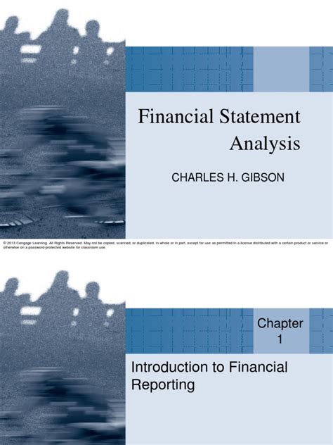 Financial Statement Analysis Charles H Gibson Pdf Generally