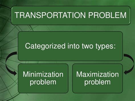 Transportation Problem In Operational Research