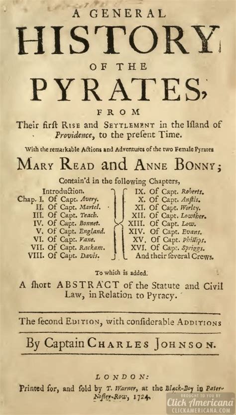 The Pirate Code Rules For Black Barts Ship 1724