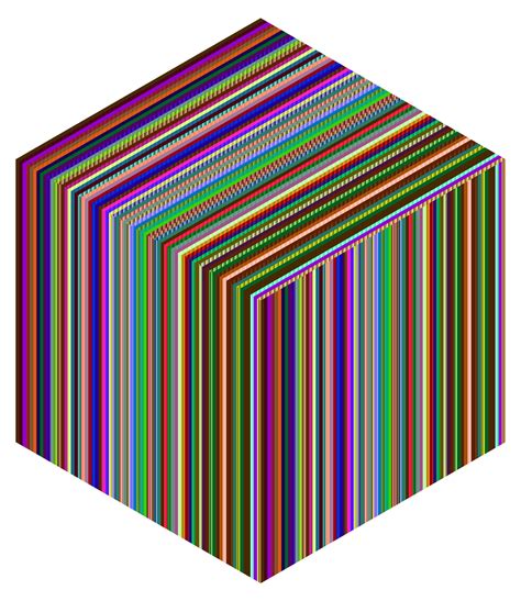 Download Prismatic Striped Cube Svg Freepngimg