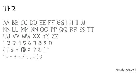 Шрифт Tf2 скачать бесплатно онлайн лицензия