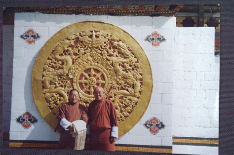 His Excellency Dasho Shingkhar Lam With Minjur Dorji Former Home Minister 2008 2013