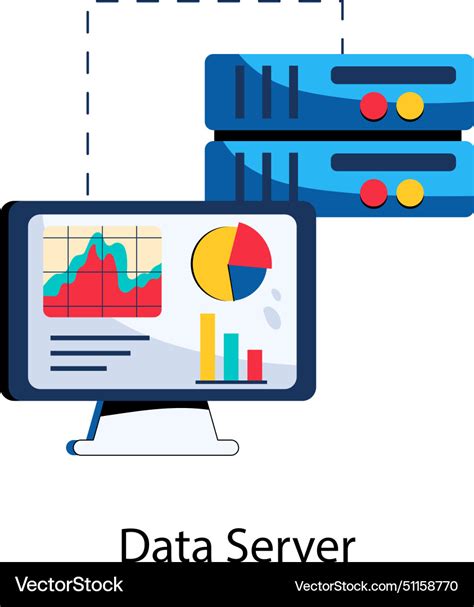 Data Server Royalty Free Vector Image VectorStock