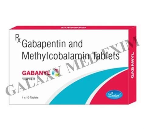 Gabanyl Gabapentin Methycobalamin Tablet 10 Tablets At ₹ 1600 Box In Nagpur