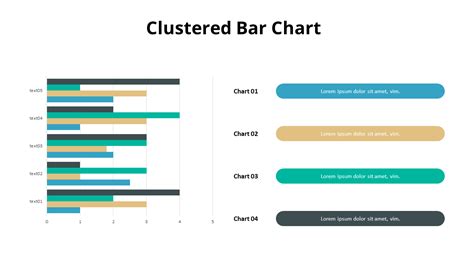 Cluster Bar With Right Side Text Cluster Bar With Right Side Text