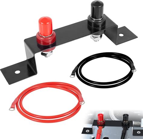 Amazon.com: AUTOBABA Battery Jump Post Copper Kit With Battery Cable and Mounting Bracket ...
