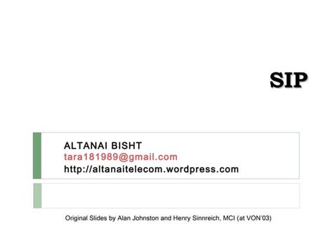 Sip Detailed Call Flows Architecture Descriptions Sip Services