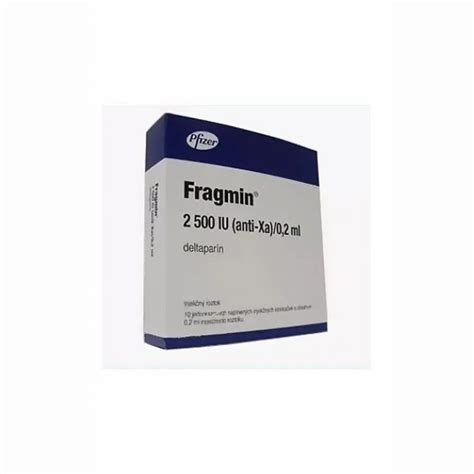 Fragmin 2500 Iu Injection At Rs 300 Piece Dalteparin Sodium Injection In New Delhi Id