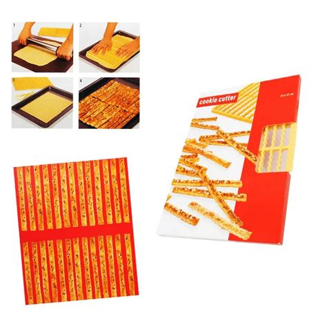 Пластмасов шаблон за изрязване на пръчици размери 33 см х 24 см