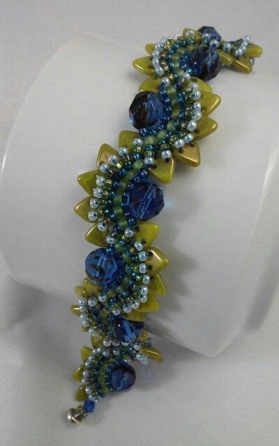 Triangle Seed Bead Bracelet Hand Beaded Jewelry Bead Work Jewelry Bead Work