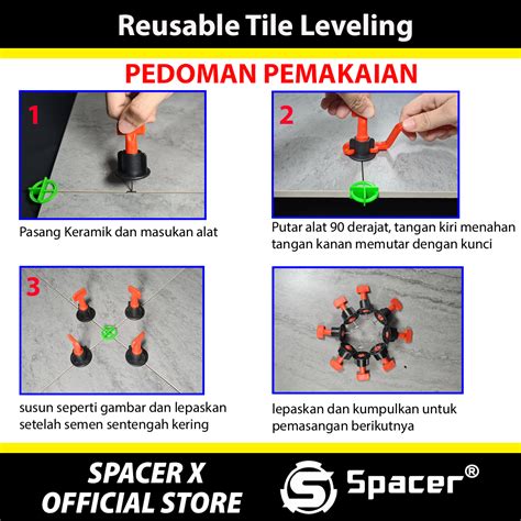 Spacer® Reusable Tile Leveling 1 Mm 1 5 Tile Spacer 100 Pcs Id
