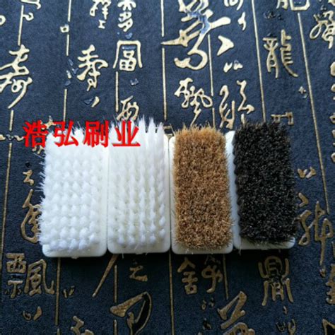 包邮电动抛光机专用硬猪鬃尼龙丝毛刷盘珠机核桃清理无柄6排文玩虎窝淘