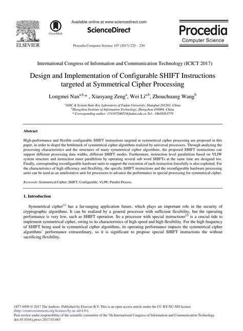 Solution Design And Implementation Of Configurable Shift Instructions