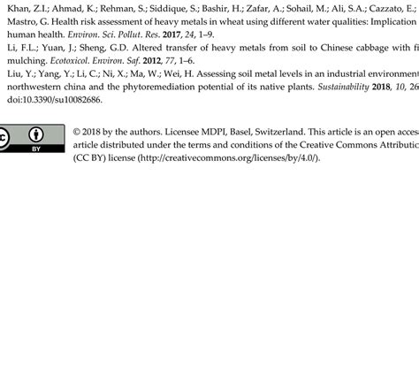 Risk Evaluation Of Trace Metals Pollution In Wheat Download Scientific Diagram