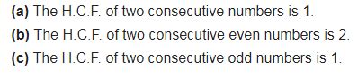 What Is The H C F Of Two Consecutive A Numbers CBSE Class Maths Learn CBSE Forum