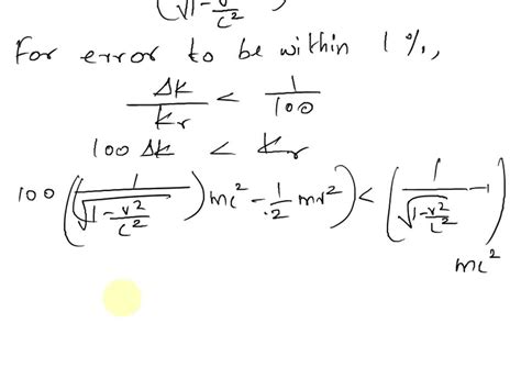 solved for what range of velocities of a particle of mass m can we use