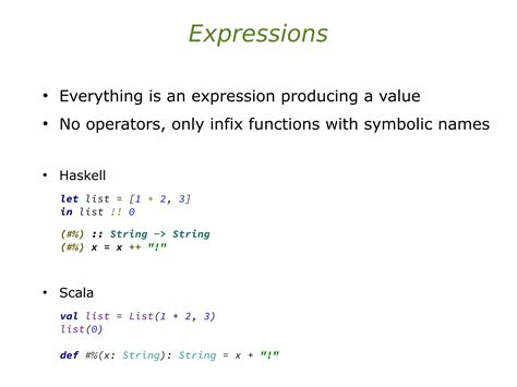 Comparing Haskell Scala PPT