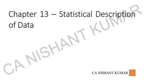 Statistics Formula Sheet For Class 11th And 12th Commerce Course Pdf
