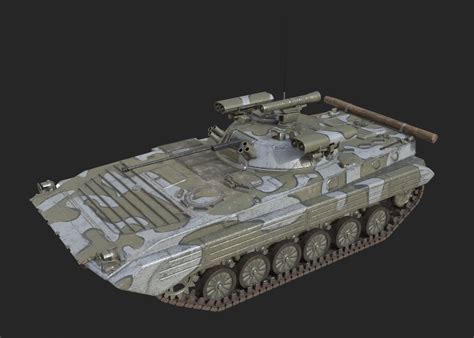 3d Model 5 Coatings Of Russian Bmp2m Bmp 2m Infantry Fighting Vehicle