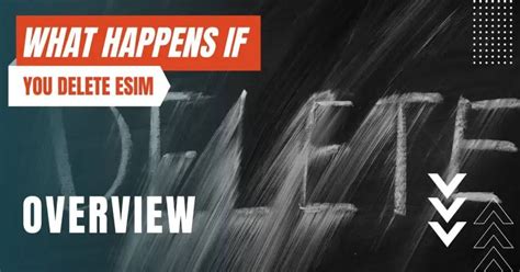 What Happens If I Delete My Esim