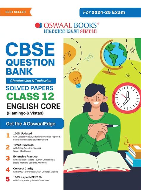 Oswaal Cbse Question Bank Class 12 English Core Chapterwise And