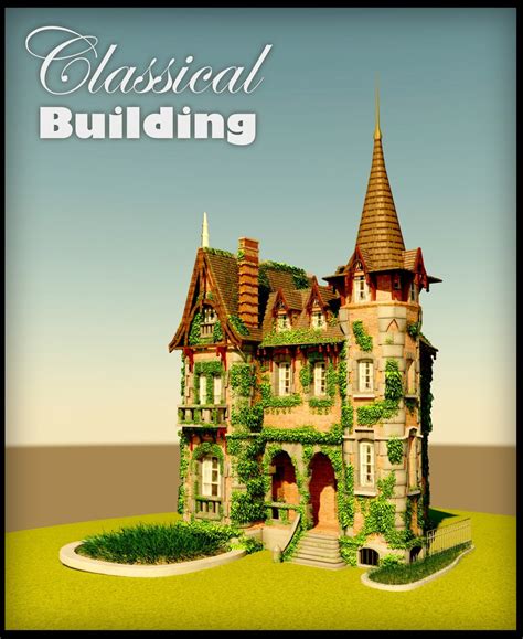 Classical Building 3d Model Turbosquid 1187623