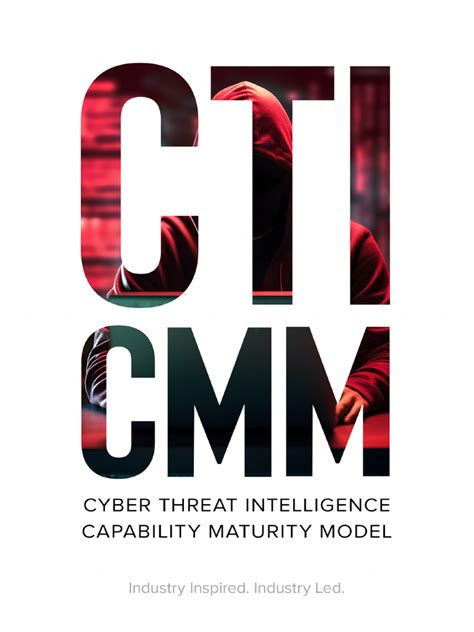 Cyber Threat Intelligence Capability Maturity Model Pdf Computer Security Security