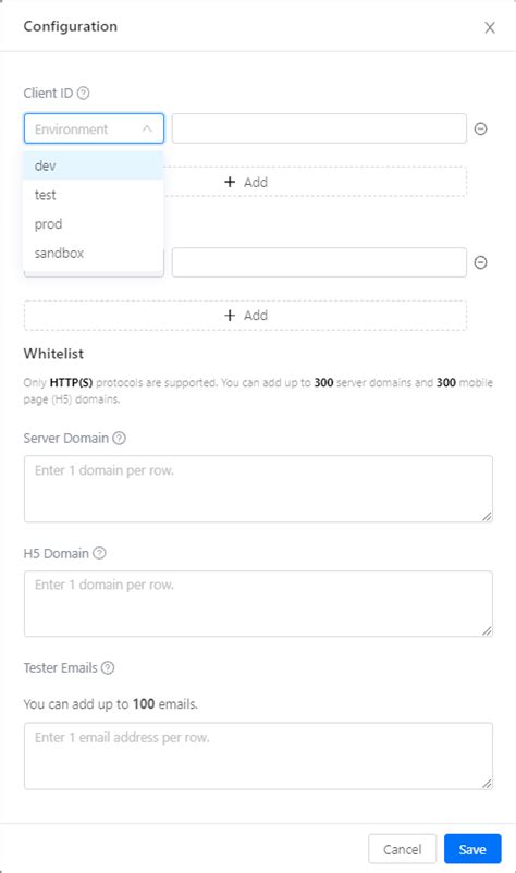 Optional Configure Mini Programs Platform Users Guide Documentation