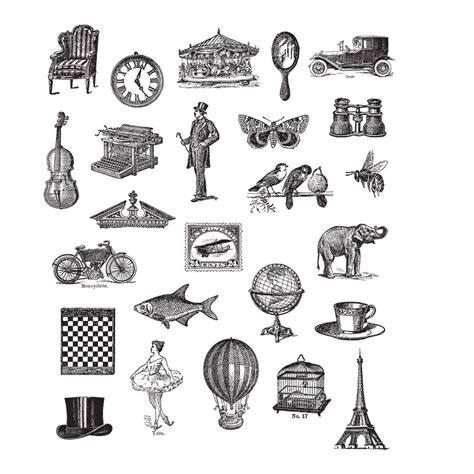 Tim Holtz Cling Rubber Stamps Tiny Things Cms164 Simon Says Stamp