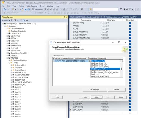 Import Text File To Sql Table Part 3 Tyler Energov Epl Victorville Ca