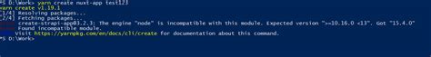 yarn create nuxt app using node v15 4 0 · issue 679 · nuxt create nuxt