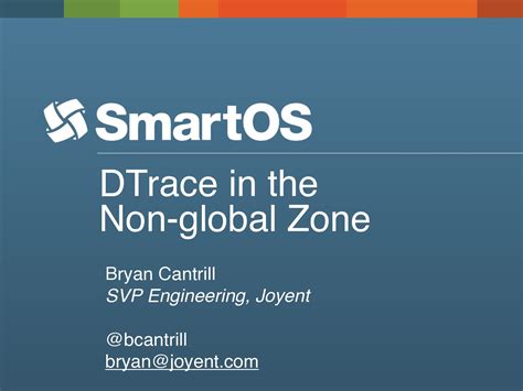 dtrace in the non global zone speaker deck