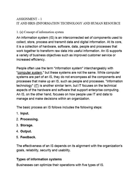 Assignments 3rd Sem Hris Pdf Central Processing Unit Computer
