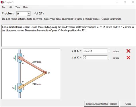 solved 5 chapter 5 х file edit view help problem 9 of