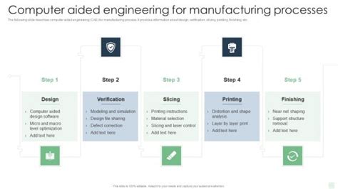 Computer Aided Manufacturing Powerpoint Templates Slides And Graphics