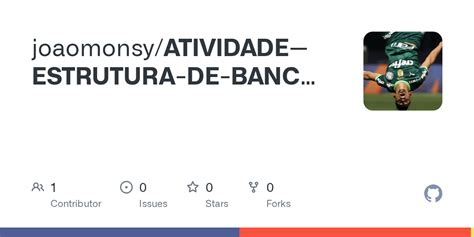 Github Joaomonsyatividade Estrutura De Banco De Dados No Laravel