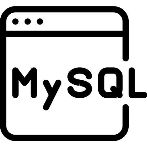 Mysql Vector SVG Icon SVG Repo