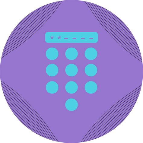 Passcode Lock Vector Icon 28103586 Vector Art At Vecteezy
