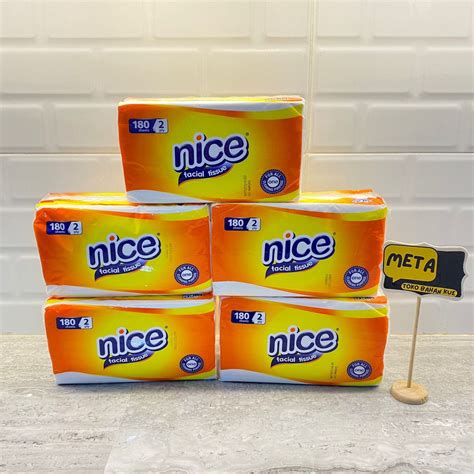 Jual Tisue Nice 180 Sheet X 5 Pcs Tisue Nice 900 Sheet Shopee Indonesia