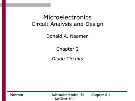 PPT Microelectronics Circuit Analysis And Design PowerPoint Presentation ID