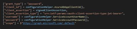 Azure Active Directory MSAL SDK With ROPC Authentication Flow Combined With Certificate