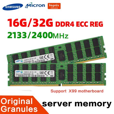 Samsung 16g 32gb Ddr4 Pc4 2133p 2400t 2666ecc Reg Server Memory Stick