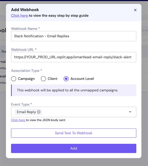 how to improve smartlead email reply slack notifications replit