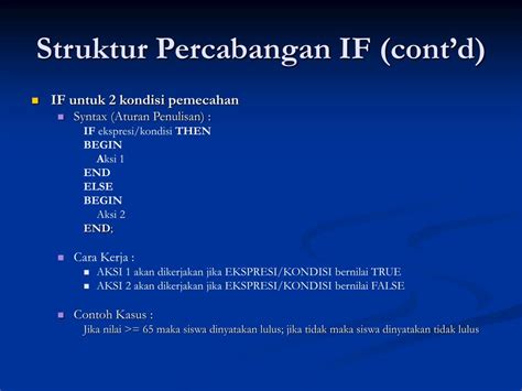Ppt Struktur Percabangan Powerpoint Presentation Free Download Id 4767329